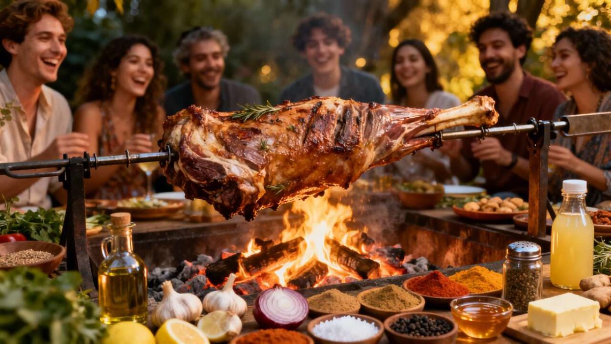 Recette du méchoui d'agneau savoureux